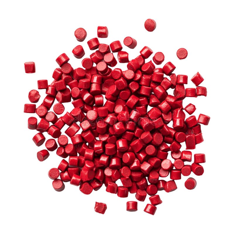 Small Pieces of Crushed Plastic Waste on Transparent Background - Ai ...