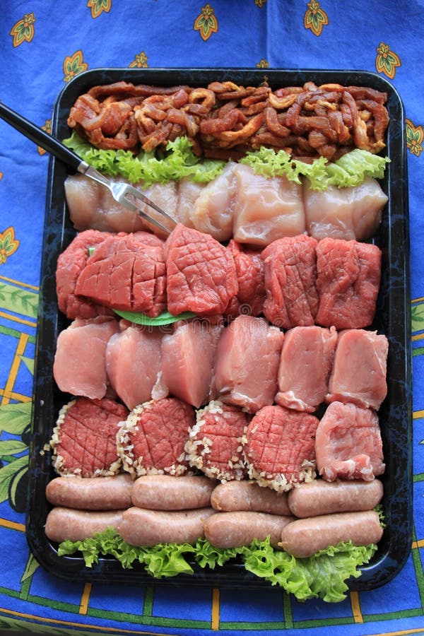 Small pieces of meat stock image. Image of cooking, close - 75618149