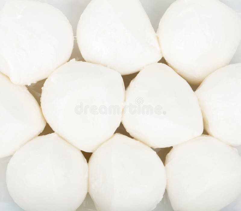 Small pieces of mozzarella stock image. Image of lunch - 32647419