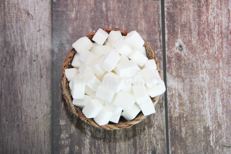 Small Pieces of White Sugar Cubes Stock Image - Image of energy ...