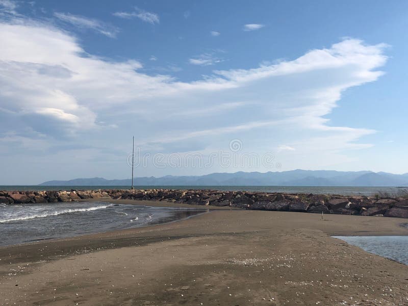 A Small Pier Structure by the Sea Stock Photo - Image of structure ...