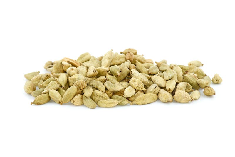 Cardamon spice stock photo. Image of cardamom, seed, isolated - 4843690