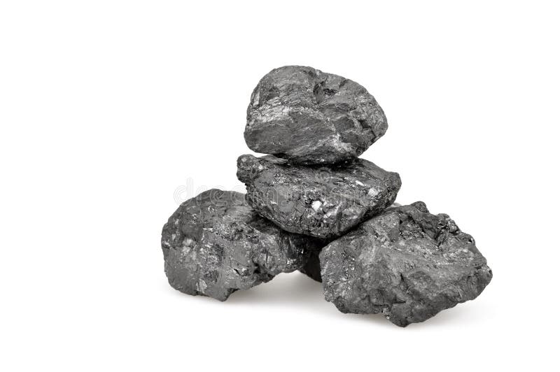 Coal isolated stock image. Image of mines, pieces, shiny - 3551759
