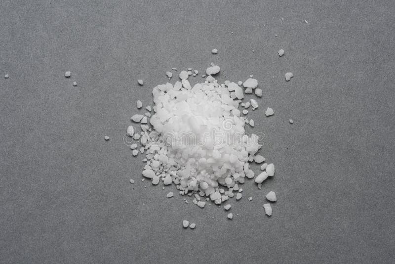 Pile Of Salt Crystals Isolated Stock Photo - Image of detail, mineral ...