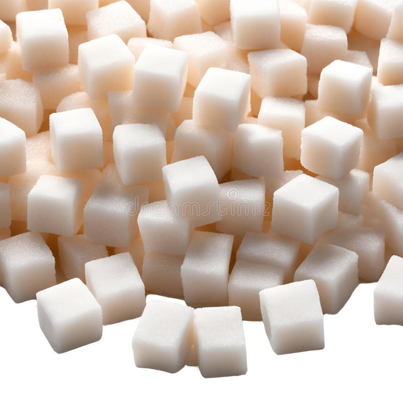 Small pile of sugar cubes stock illustration. Illustration of small ...