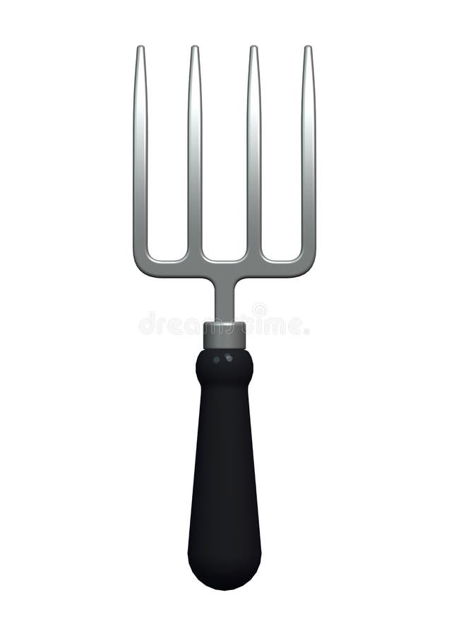 Small Pitchfork stock illustration. Illustration of object - 51678611