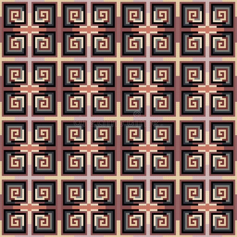 Small Pixels Colored Geometric Background Seamless Pattern Vector ...