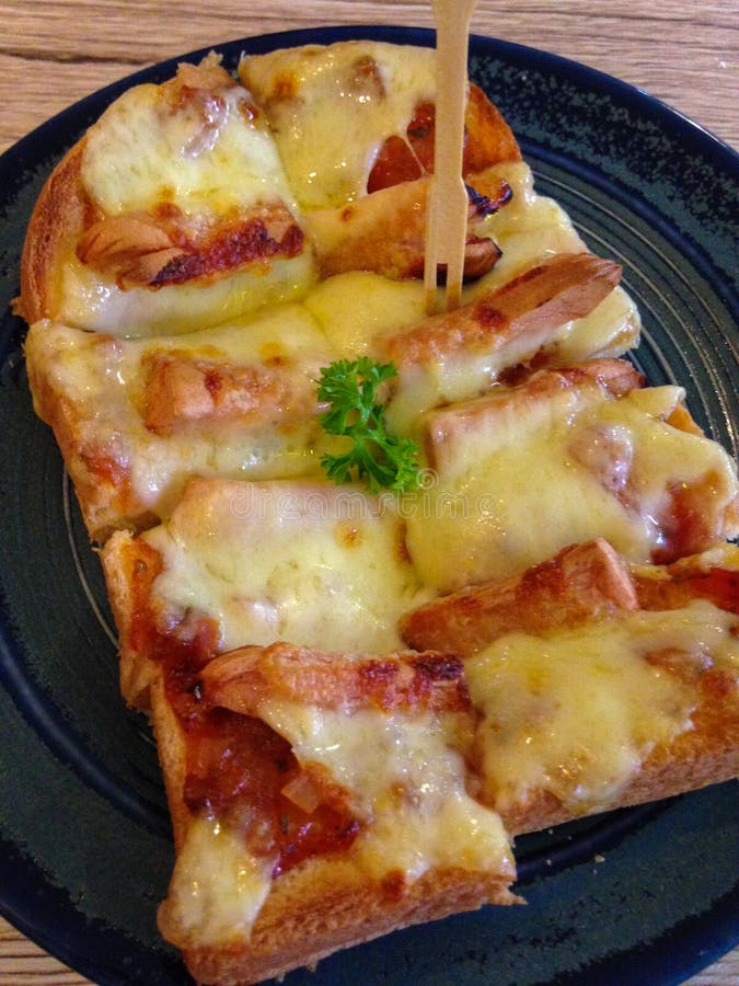 Small Pizza stock image. Image of table, food, delicious - 95661029