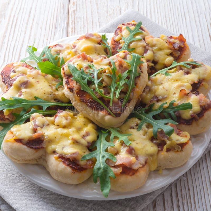 Small pizza stock photo. Image of knife, american, food - 37207816