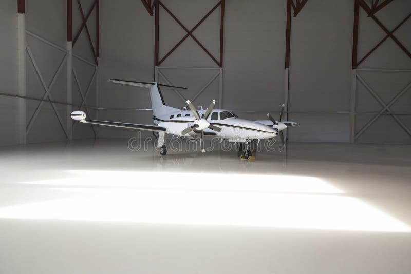 Small Plane in an Aerodrome Stock Photo - Image of aeroplane, airport ...
