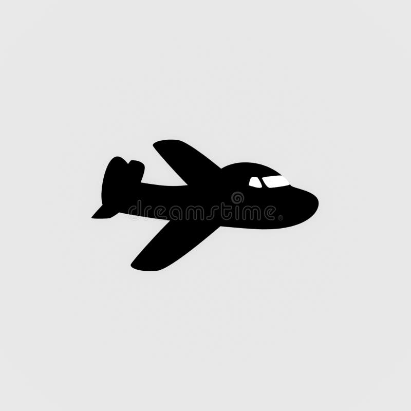 Small plane icon stock illustration. Illustration of logo - 274171726