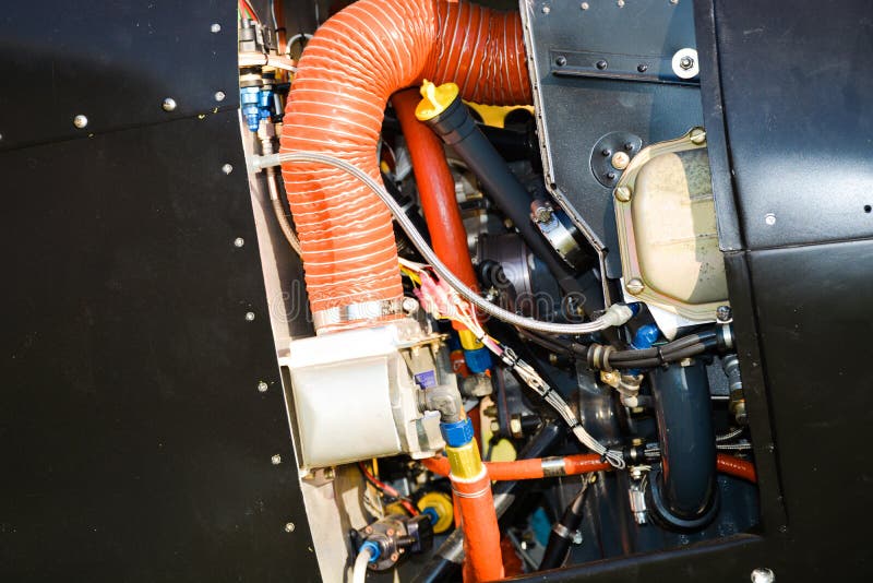 Small Plane on the Runway, Airplane Barn, Aircraft Engine Image Stock ...