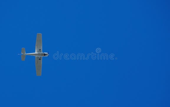 Small plane in the sky stock image. Image of aviation - 34610711