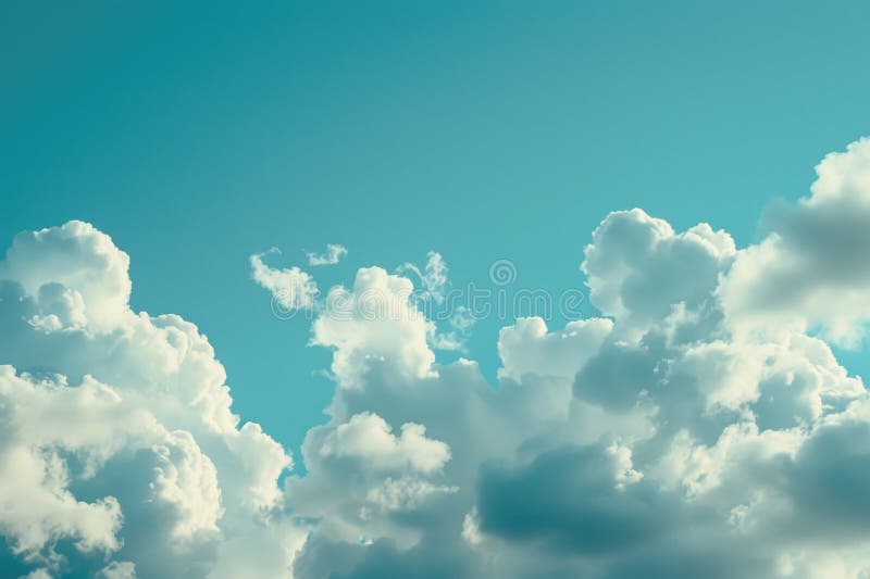 A Small Plane Soaring through the Clouds on a Bright Day, Great for Use ...