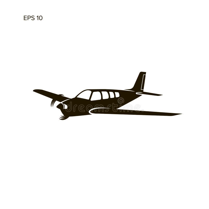 Small Single Engine Propeller Aircraft Stock Illustrations – 275 Small ...