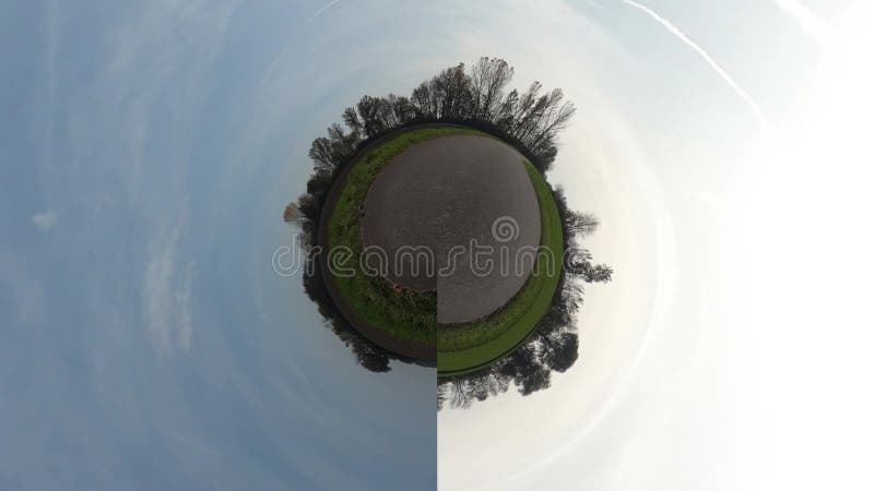Small Planet Animation of Trees Stock Video - Video of curve ...