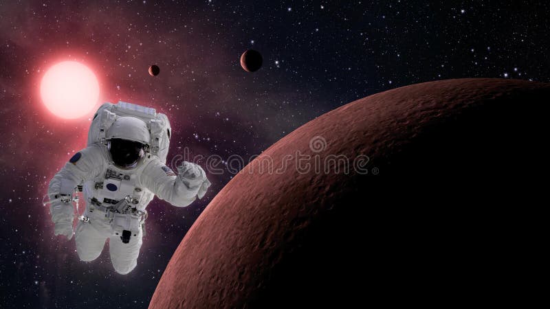 Astronaut in space stock photo. Image of copy, spacewalk - 19329476