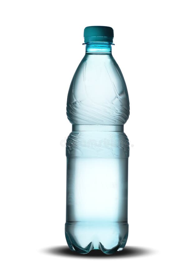 A Small Plastic Bottle with Mineral Water Stock Image - Image of water ...