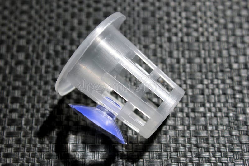 Small Plastic Cup with Suction Cup. Stock Photo - Image of fastening ...