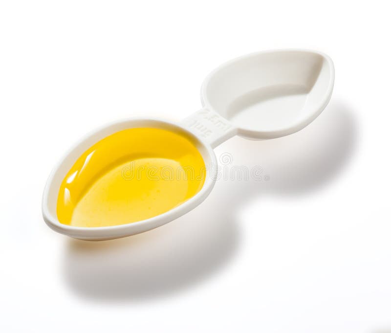 Small Plastic Drug Dosing Spoon Isolated with Clipping Path Stock Image ...