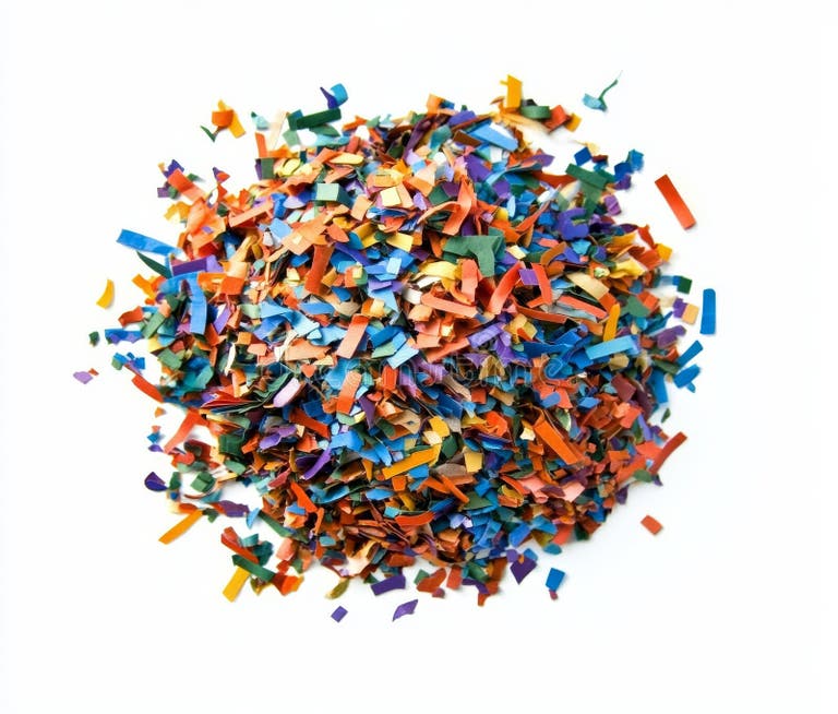 Small Plastic Flakes, Microplastic Garbage Pile, Microplastic Garbage ...