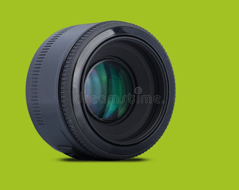 A Small Plastic Lens for the Camera Stock Image - Image of color ...