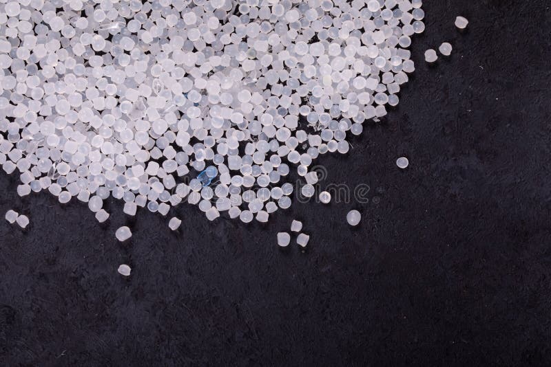 Small Plastic Pellets. Micro Plastic. Air Pollution. Stock Photo ...
