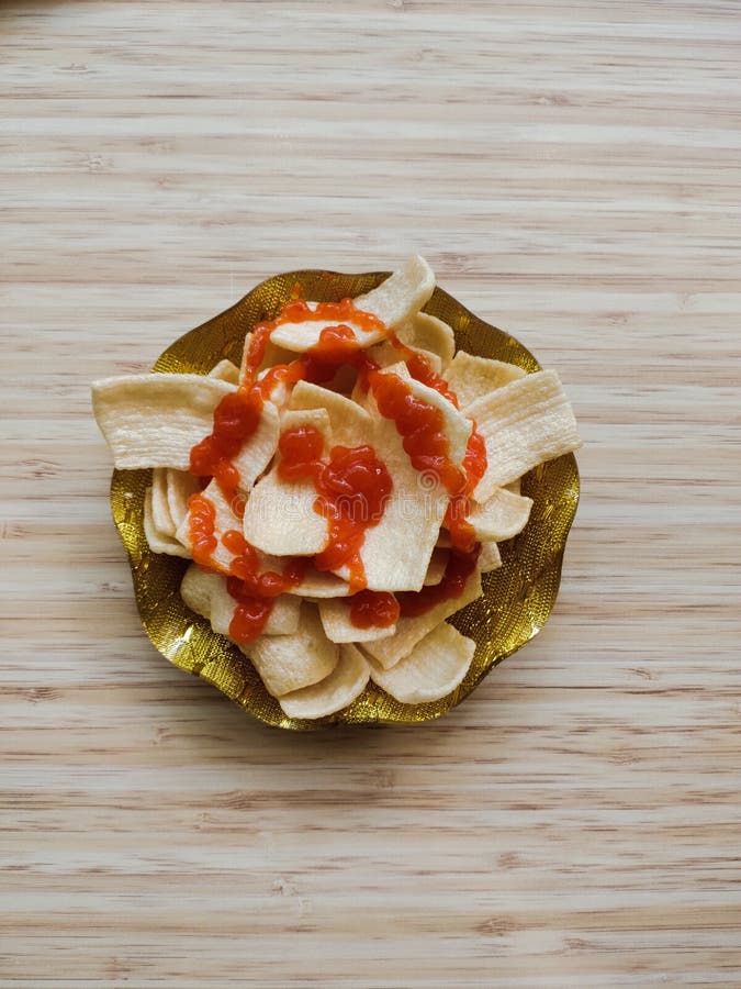 A Small Plate of Snacks on the Table Stock Photo - Image of tasty ...