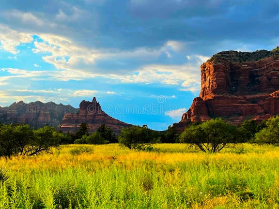 Sedona color palette stock photo. Image of greens, porvide - 228989208