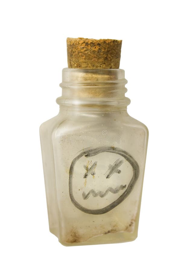 Skull Crossbones Poison Bottle Stock Image - Image of drink, flask ...