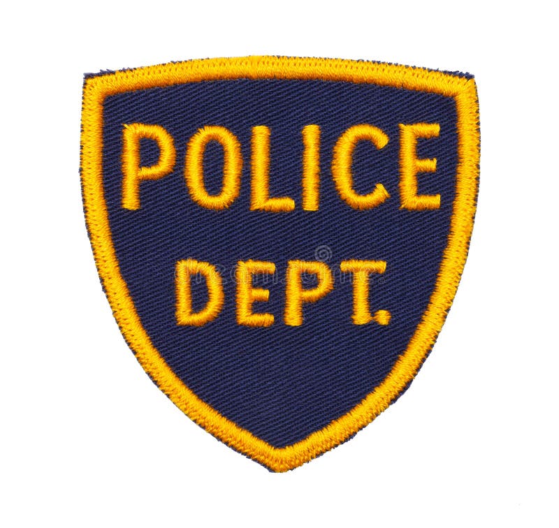 Police Dept Patch stock photo. Image of security, space - 122930586