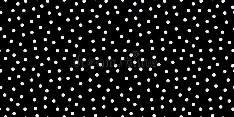Small Polka Dot Seamless Pattern Background. Random Dots Texture. Black ...