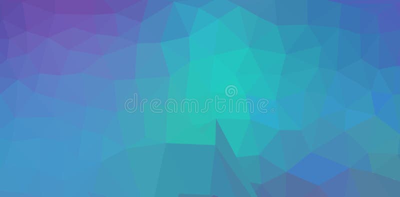 Small Polygon Low Poly Background in Blue, Aqua, Green, Violet Color ...