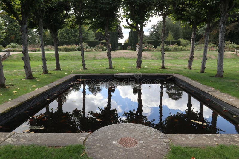 Small Pond with Reflections in the Park Stock Photo - Image of outdoors ...