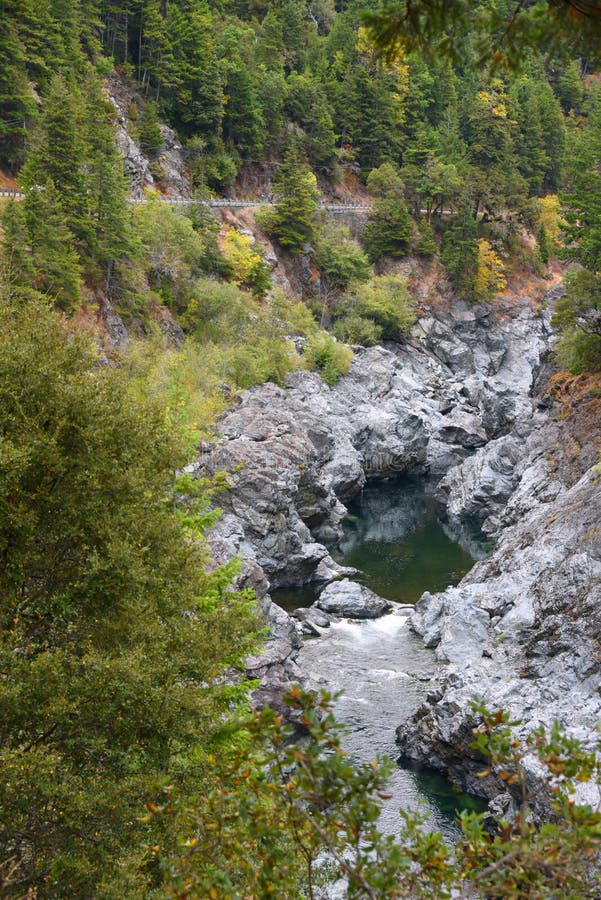 Small Pool in Middle Form of the Smith River Stock Image - Image of ...
