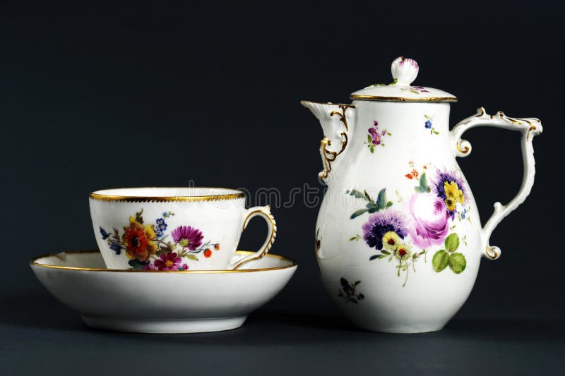 Small porcelain figure stock image. Image of decor, antique - 107453131
