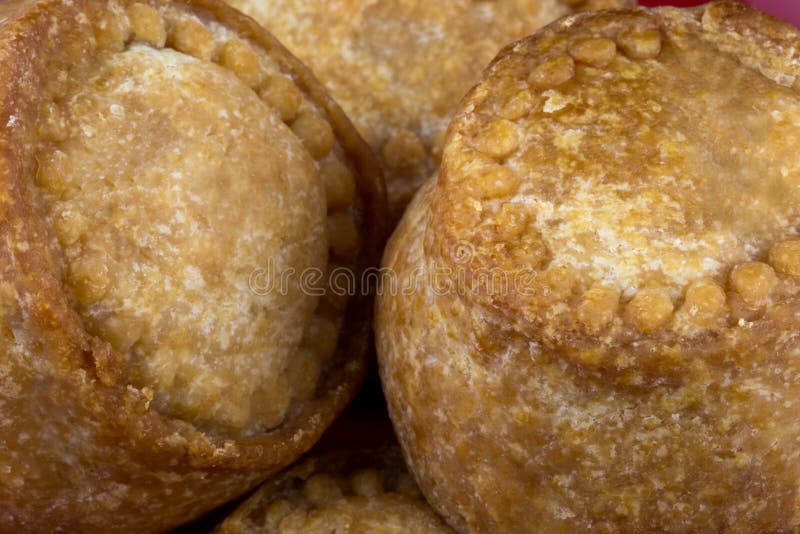 Small Pork Pies Close Up View Stock Image - Image of crusty, drink ...