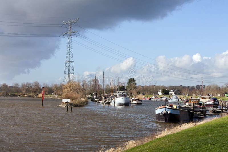 Small port stock photo. Image of port, zuidholland, netherlands - 37970688