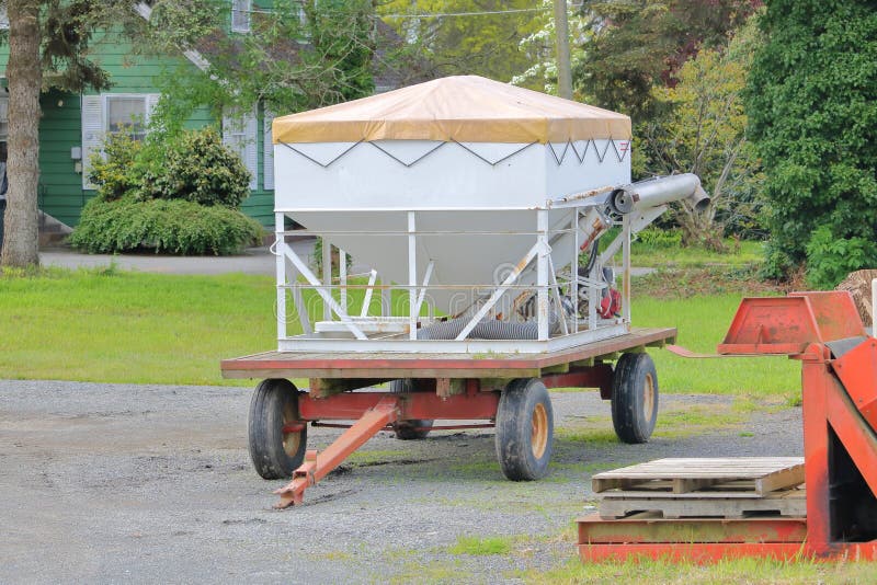 Small Portable Fertilizer Spreader Stock Photo - Image of agriculture ...