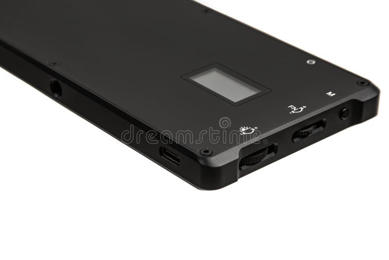 A Small Portable LED Panel on the Battery. Lighting Device for Photo ...