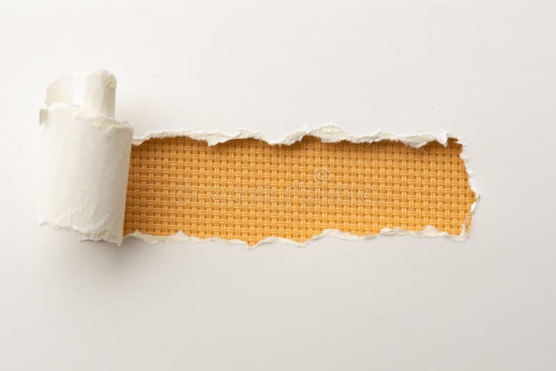 Small Poster Made of Torn Paper in Tissue Stock Photo - Image of small ...