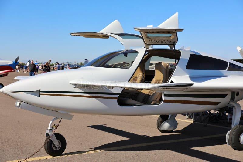 Private Jet Plane Taking Off With Motion Blur Stock Image - Image of ...