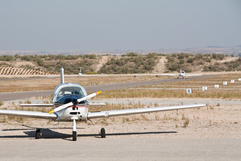 Small propeller airplane stock photo. Image of airplanes - 21673570