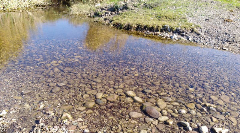 Small Puddle And Huge Stones Stock Photo - Image of travel, field: 65757024