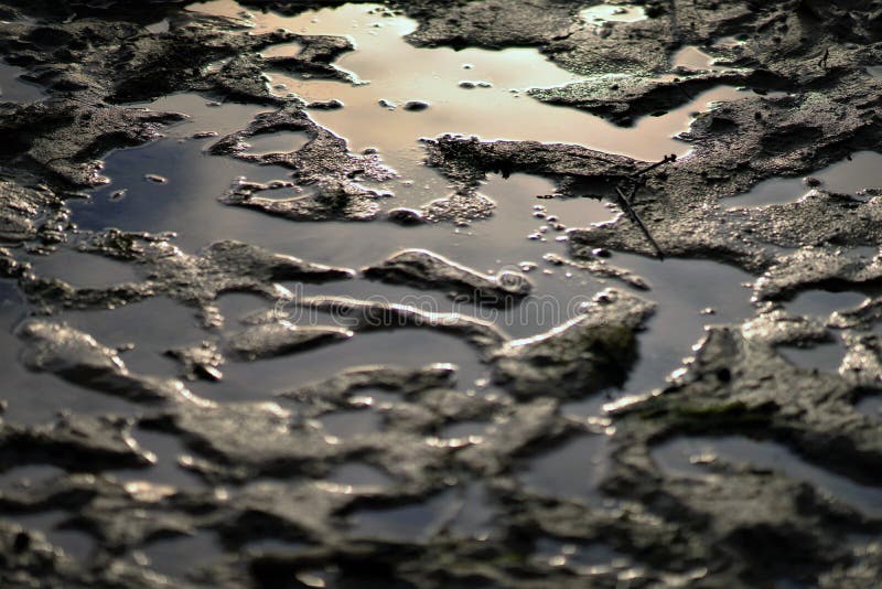 Small Puddles/lakes Scattered through Green Mountain Valley Stock Photo ...