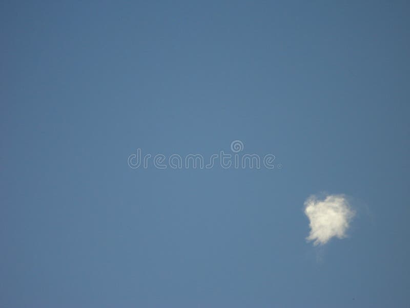 Small Puffy Clouds All Over The Bright Blue Sky Stock Photo - Image of ...