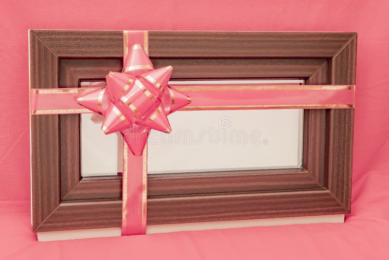 Small PVC Window in Gift Box Stock Image - Image of indoor, decoration ...