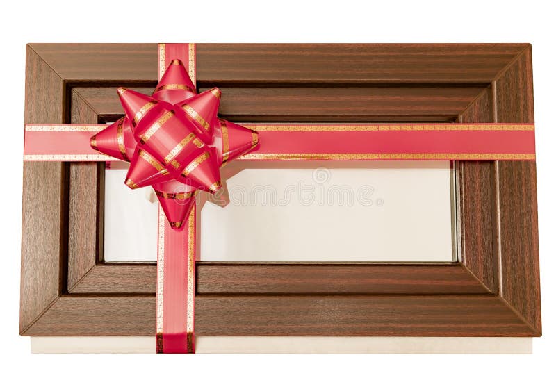 Small PVC Window in Gift Box Stock Photo - Image of durable, design ...