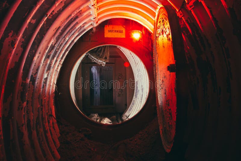 Small Quick Build Bomb Shelter Editorial Stock Image - Image of bunker ...