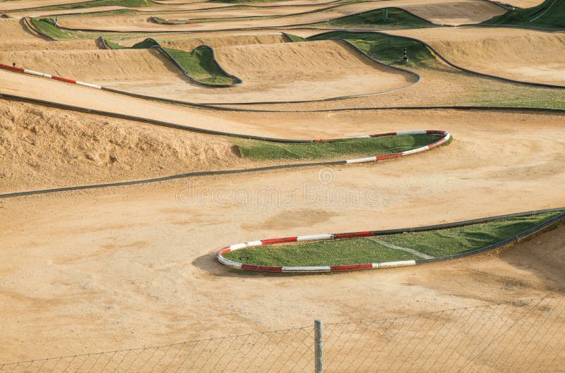 Small race track stock photo. Image of bends, track, unpaved - 88167596